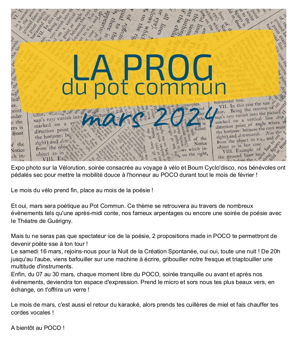 Accueil - Le Pot Commun